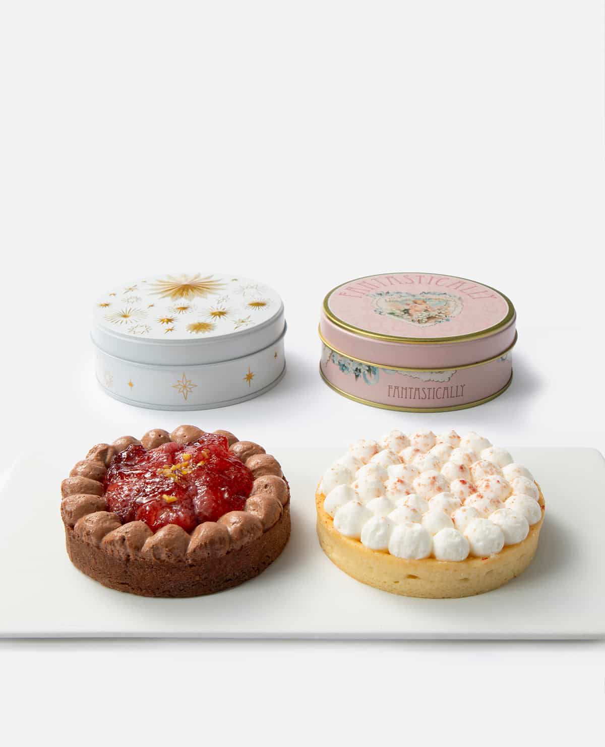 幸せの缶ケーキ2缶セット(苺ショコラ&あまおう苺のベリー 幸せの缶ケーキ2缶セット(苺ショコラ&あまおう苺のベリー